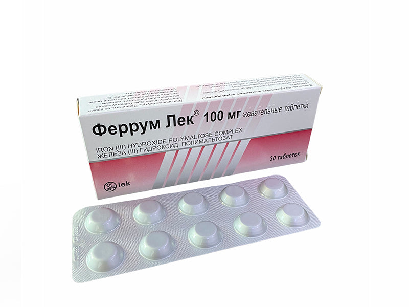 Ferrum Lek 100mg comp.mast.
