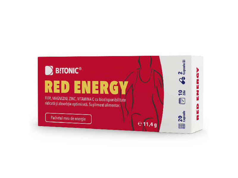 Bitonic Red Energy 9 Minerale caps.